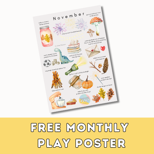 Monthly Play Poster